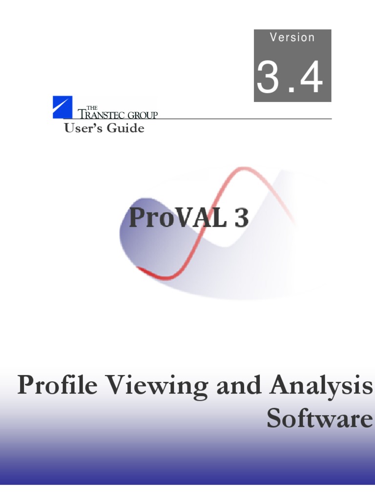 ProVAL 3.4 Users Guide | PDF | Microsoft Excel | Portable Document Format