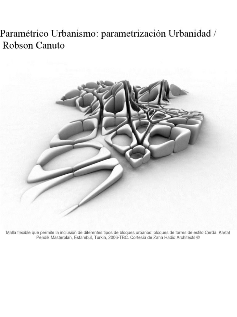 Paramétrico Urbanismo - Parametrización Urbanidad Robson Canuto | PDF ...