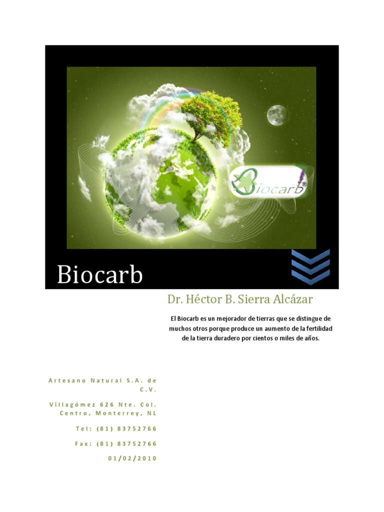 Biocarbón Inoculado: Fertilidad y Sostenibilidad | PDF | Nutrientes | Suelo