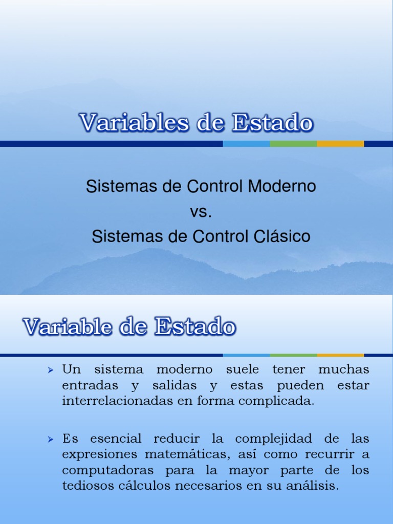Variables de Estado | PDF | Valores propios y vectores propios | Matriz ...