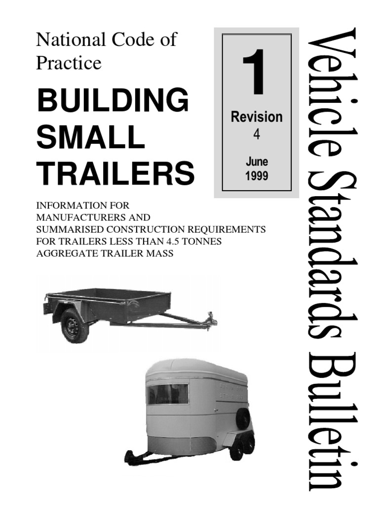 Vehicle Standards Bulletin 01 | PDF | Trailer (Vehicle) | Electrical Wiring
