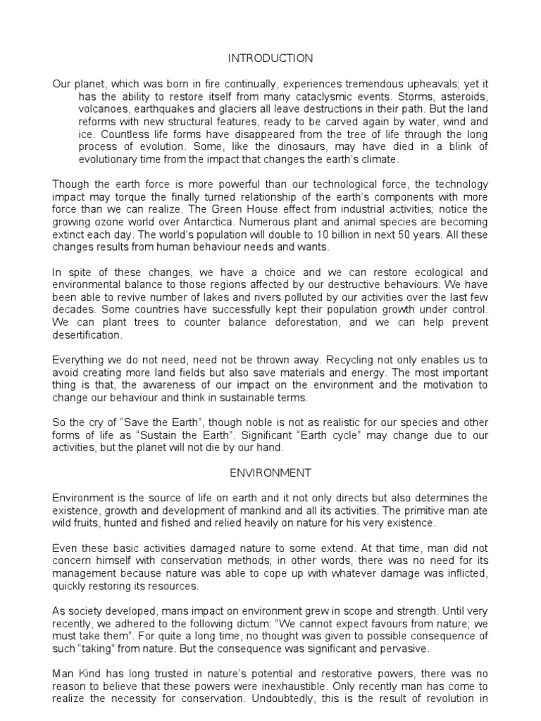 Gorai Project Brief | PDF | Atmosphere Of Earth | Natural Environment