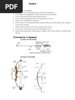 Recurve Bow Shooting Form Guide | PDF | Archery | Bow And Arrow