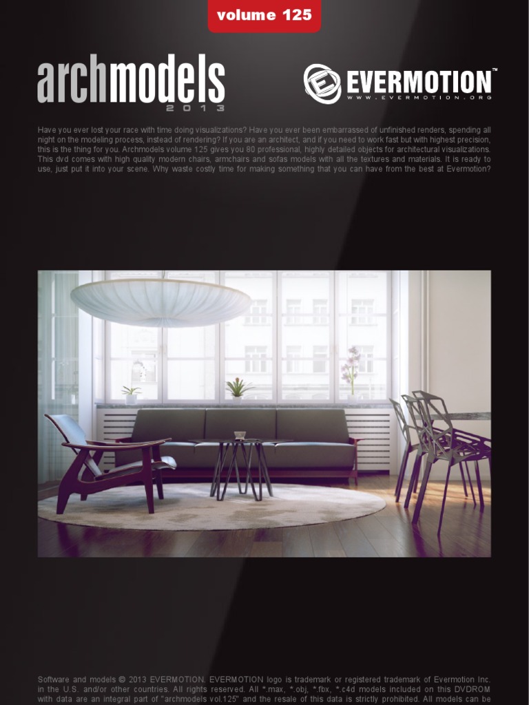 Archmodels Vol 125 | PDF | Rendering (Computer Graphics) | Texture Mapping