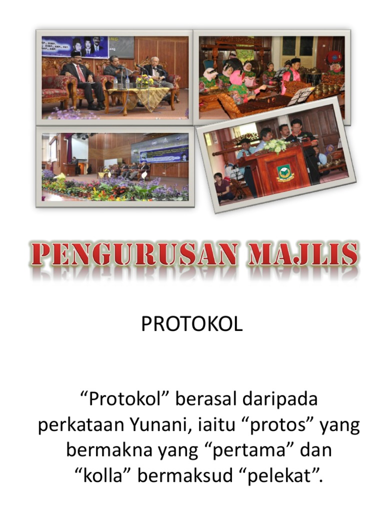 Pengurusan Majlis | PDF