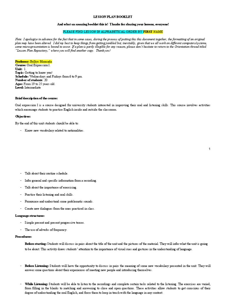 Lesson Plan Booklet | PDF | Survey Methodology | Tobacco Smoking