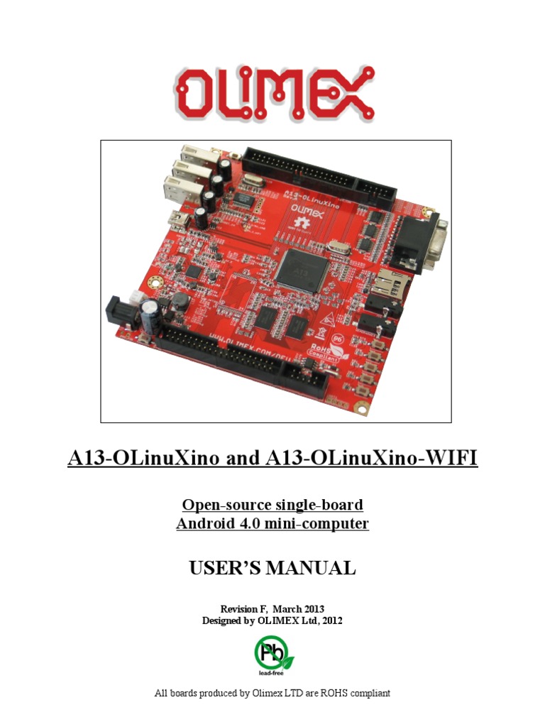 A13 Olinuxino | Download Free PDF | Usb | Android (Operating System)