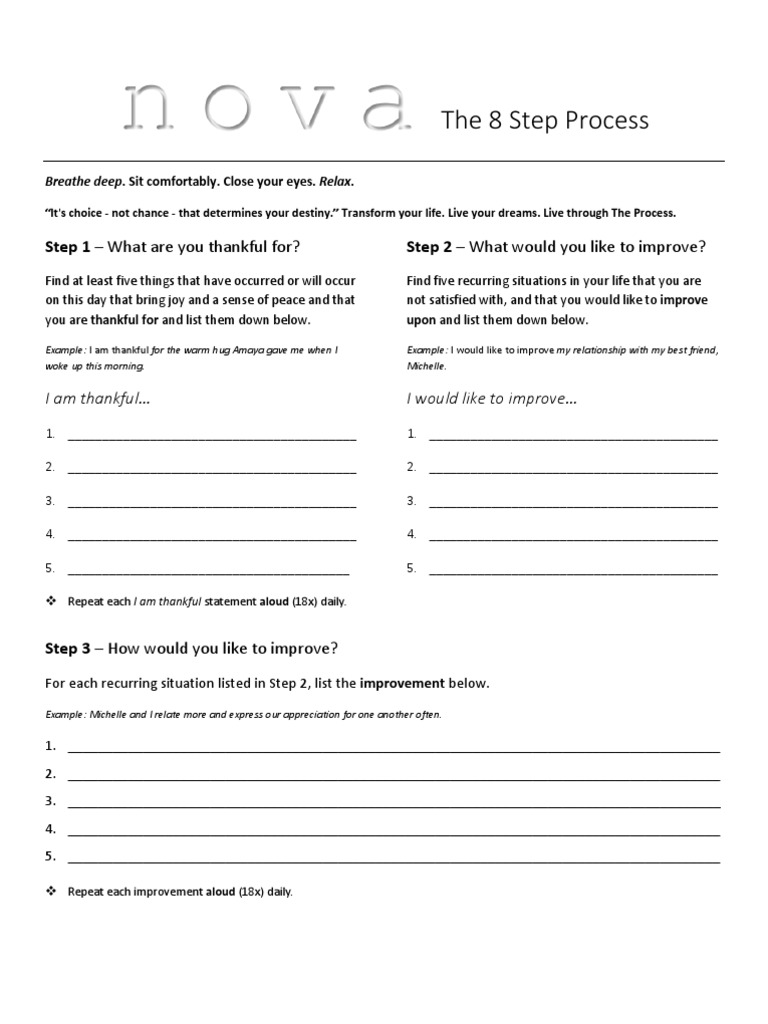 The 8 Step Process Pdf