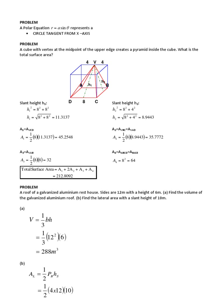 Math Coaching1 2ndbooklet (FINAL) | PDF | Sphere | Geometric Measurement