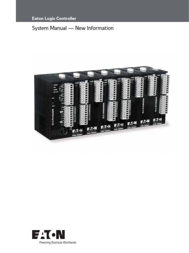 ELC System Manual | PDF | Power Supply | Electrical Connector