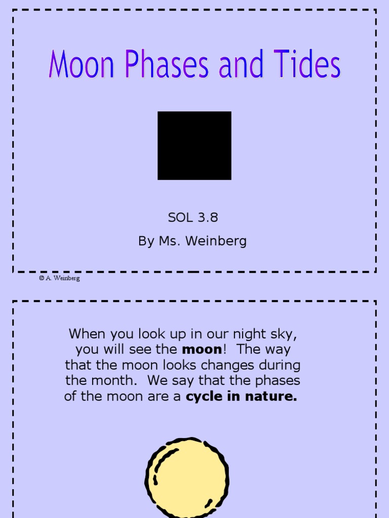 Moon Phases Tides | PDF | Moon | Earth