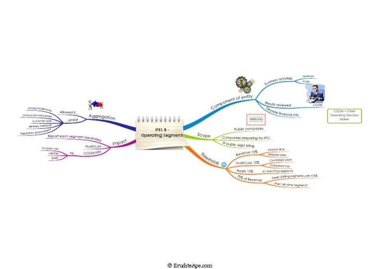 IFRS 8 Operating Segments Mind Map | PDF