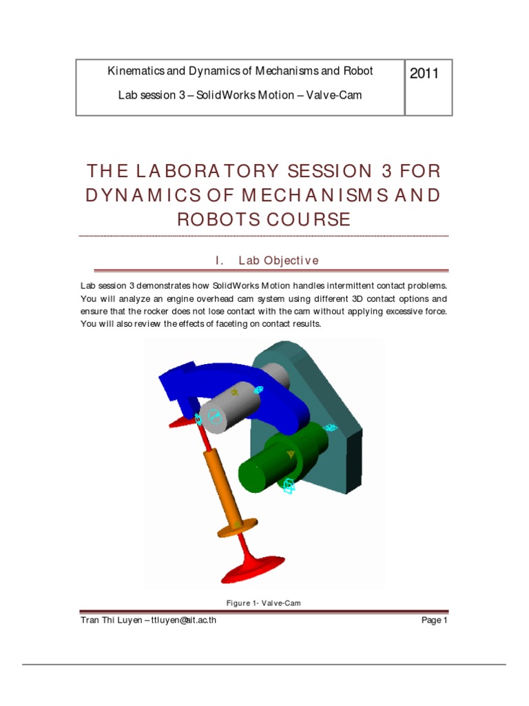 Kinematics and Dynamics - Lab3.pdf | Kinematics | Velocity