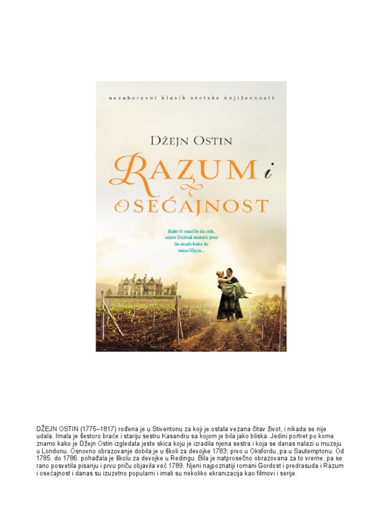 Razum I Osećajnost Odlomak | PDF