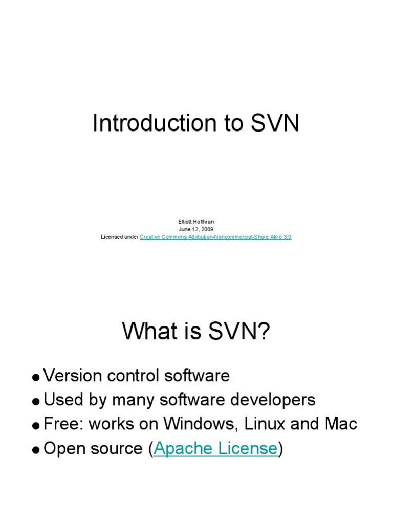 Introduction to SVN | Version Control | System Software