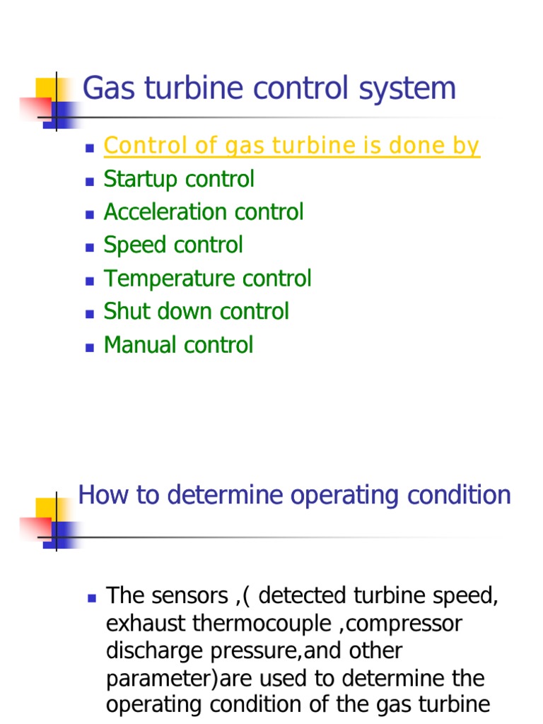 Gas Turbine Control System Overview | PDF | Control System | Turbine
