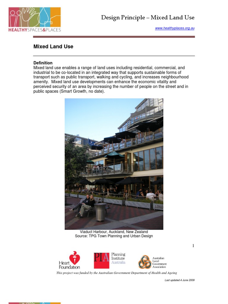Mixed Land Use Criteria | PDF | Mixed Use Development | Public Transport