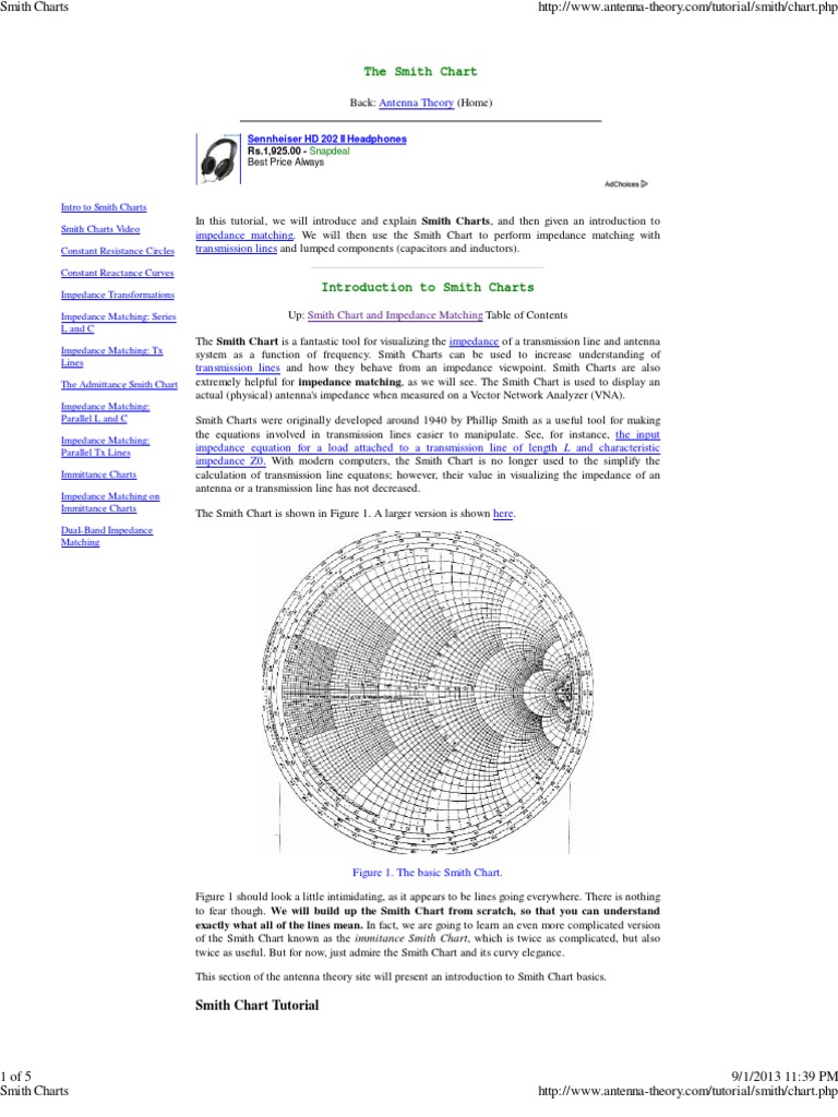 Understanding Smith Charts for Antennas | PDF | Antenna (Radio ...
