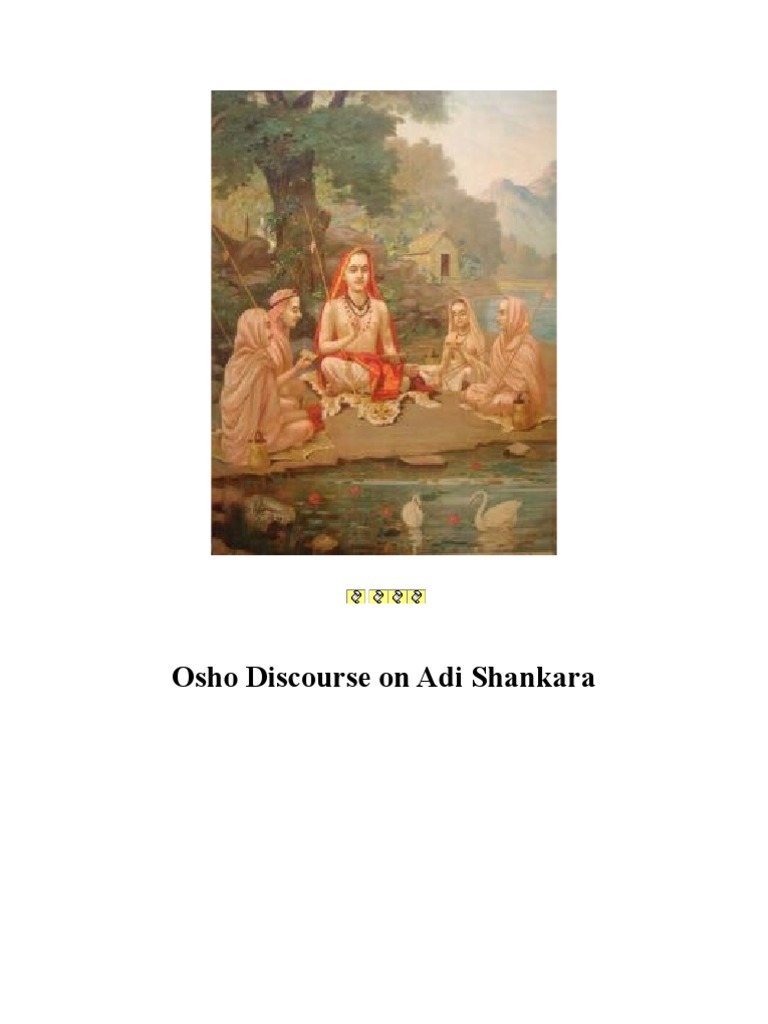 Osho Discourse On Adi Shankara | PDF | Asana | Yoga