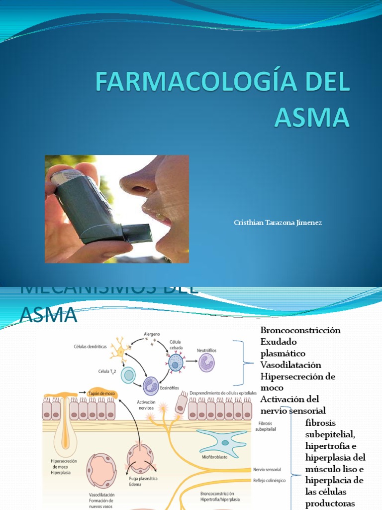 Farmacología del Asma: Mecanismos y Tratamientos | PDF | Asma ...