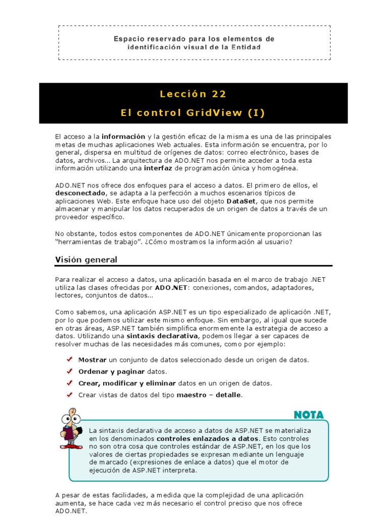 Control Gridview | PDF | SQL | Servidor SQL de Microsoft