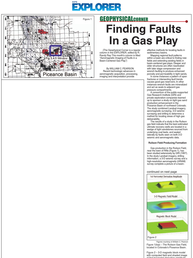 Aeromagnetic Surveys for Gas Plays and Faults | Reflection Seismology ...