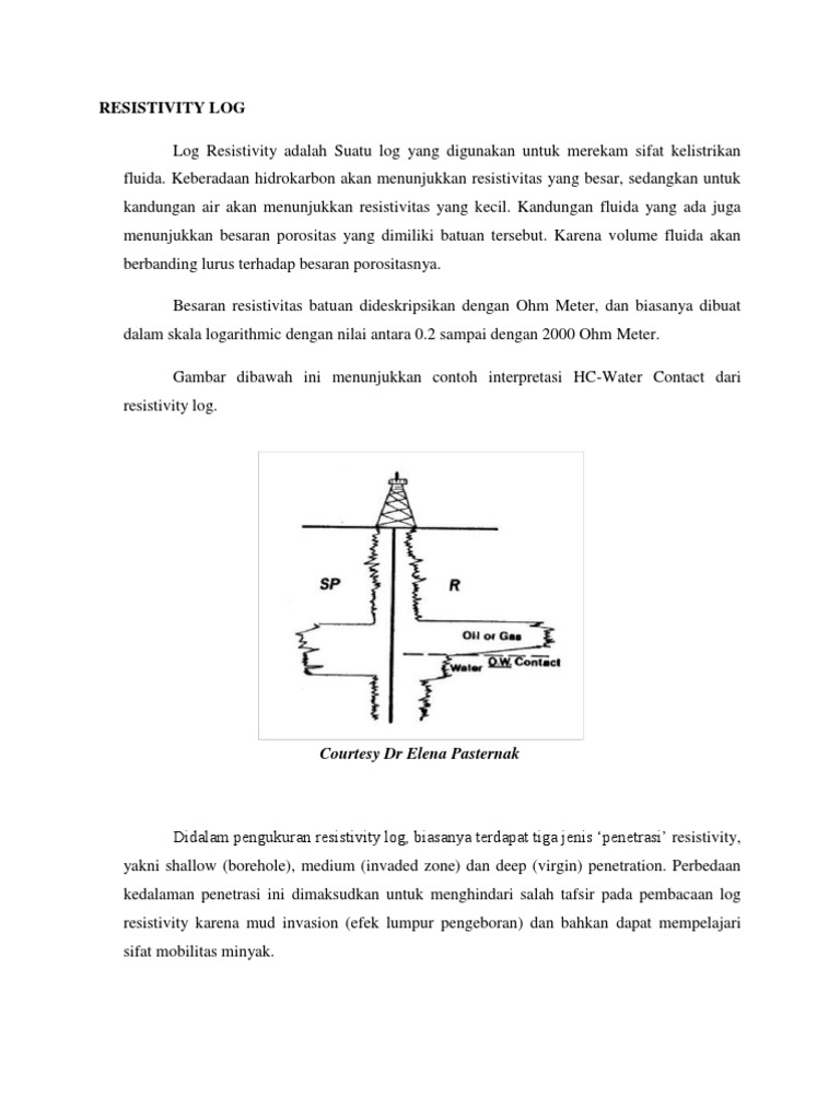 Resistivity Log | PDF
