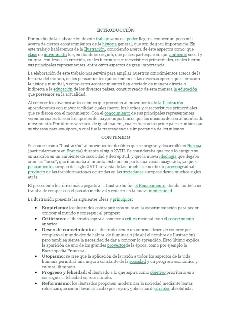 Monografia Ilustracion Filosofia | PDF | Era de iluminacion | John Locke