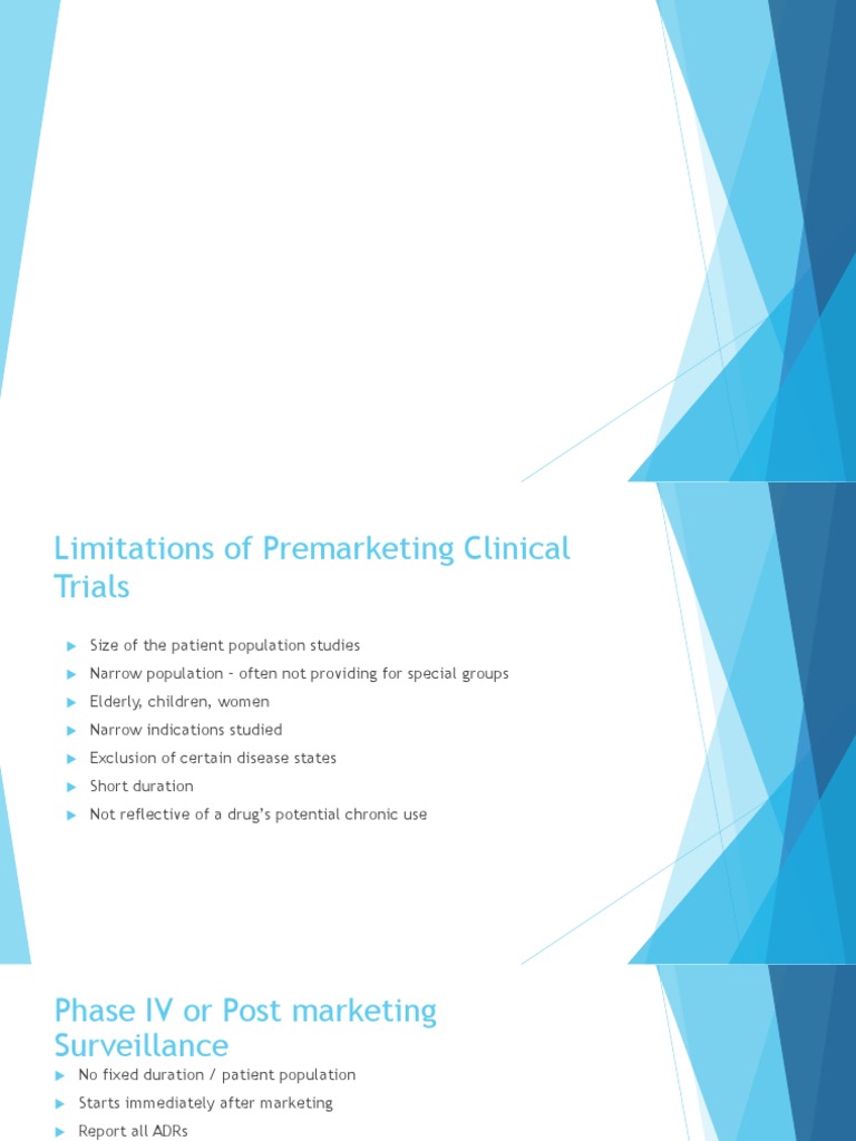 Bhumika 5 Post Marketing Studies | PDF | Clinical Trial ...