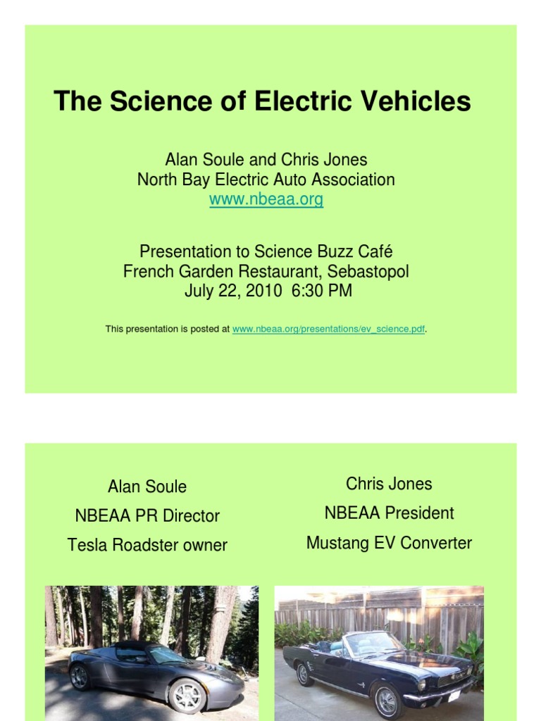 Ev Science | PDF | Electric Vehicle | Electric Motor
