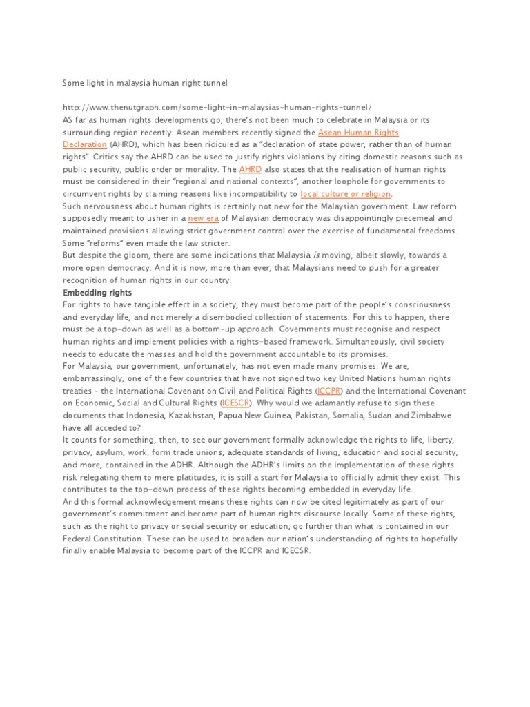 Asean Human Rights Declaration Ahrd Local Culture or Religion New Era ...