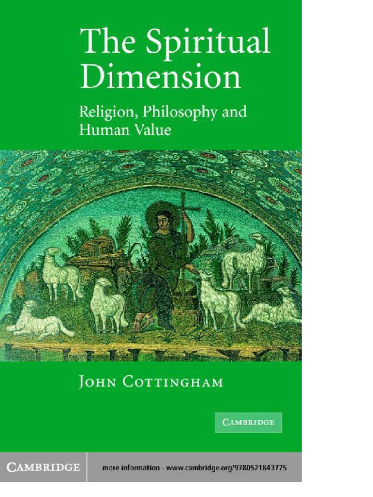 The Spiritual Dimension-Religion, Philosophy and Human Value | PDF