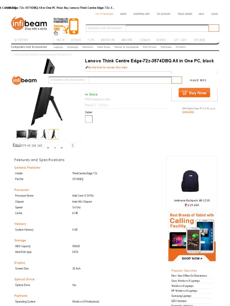 All in One PC | PDF | Personal Computers | Lenovo