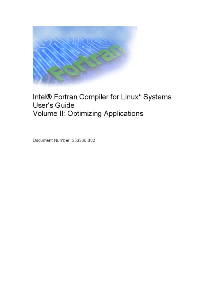 Fortran UG 2 | PDF | Array Data Structure | Compiler