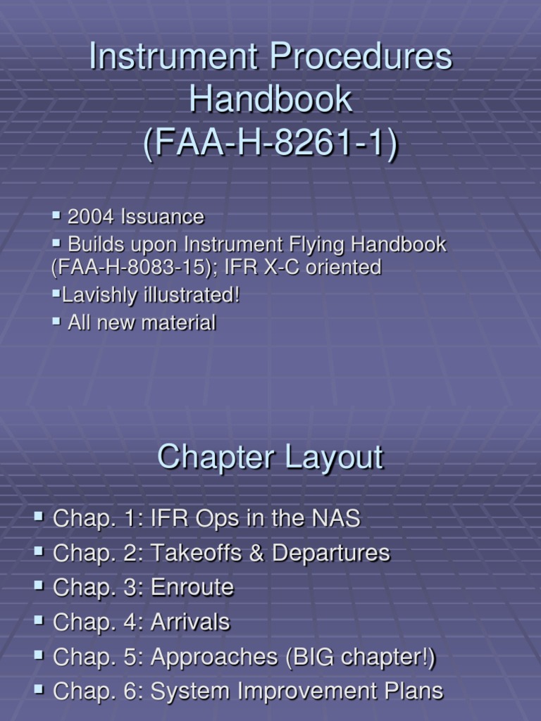 Instrument Procedures Handbook | PDF