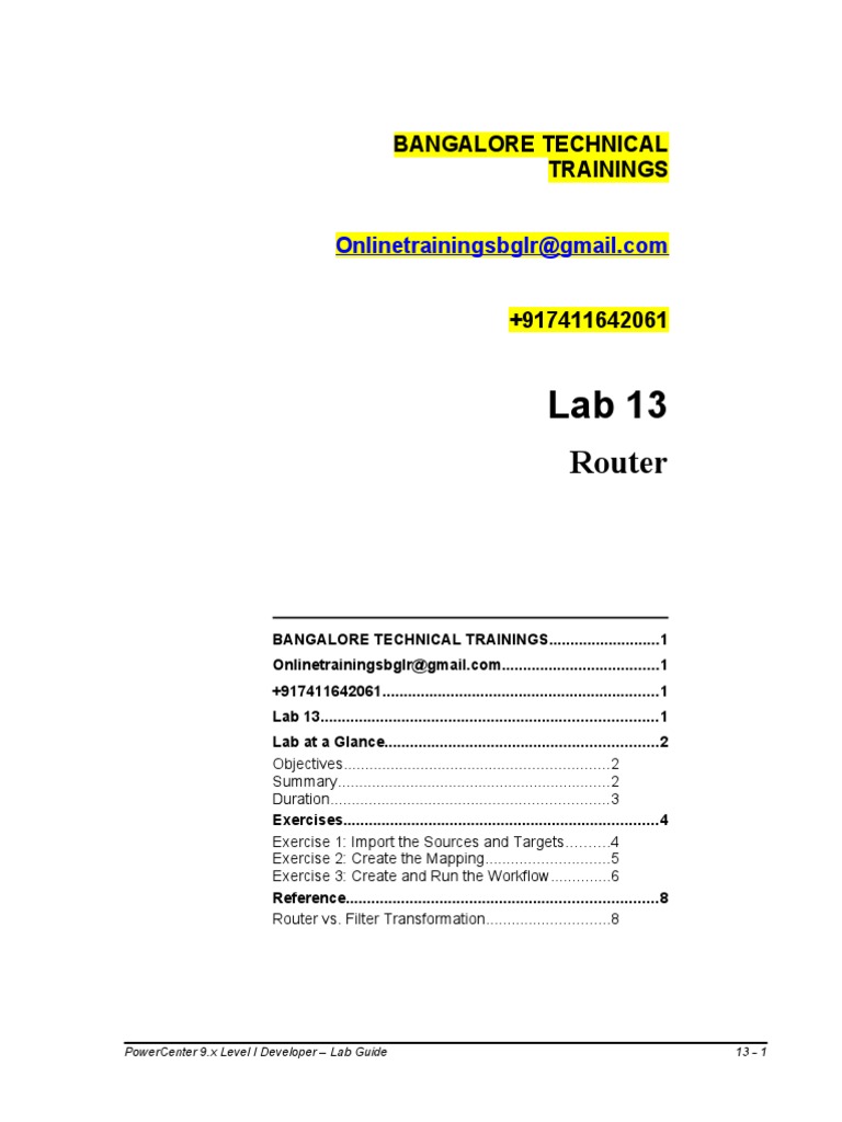 10 Lab Router | PDF | Router (Computing) | Databases