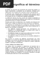 Aql y Tabla Militar | PDF | Muestreo (Estadísticas) | Science