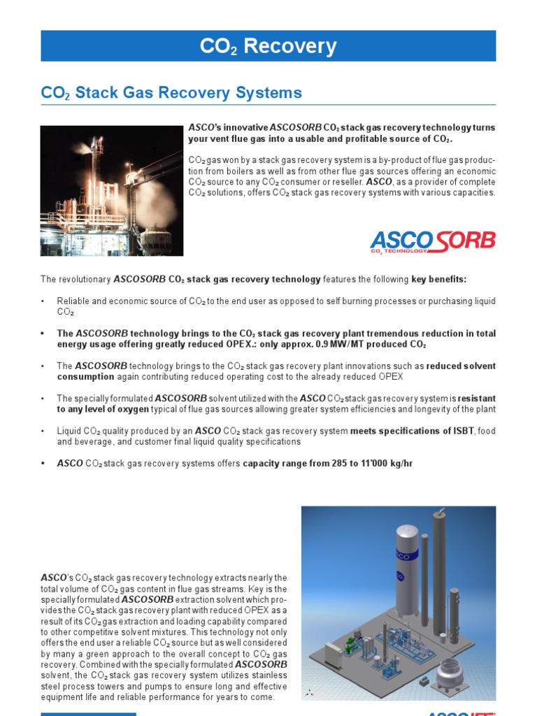 CO2 Stack Gas Recovery Systems | PDF