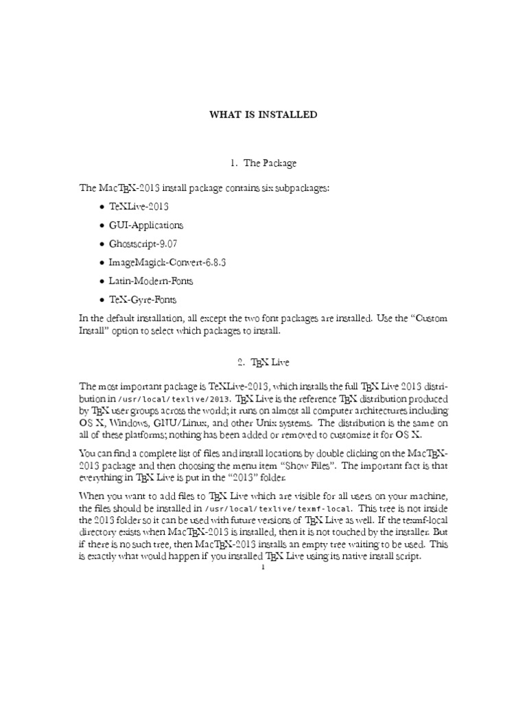 Texlive-2013 - Gui-Applications - Ghostscript-9.07 - Imagemagick ...