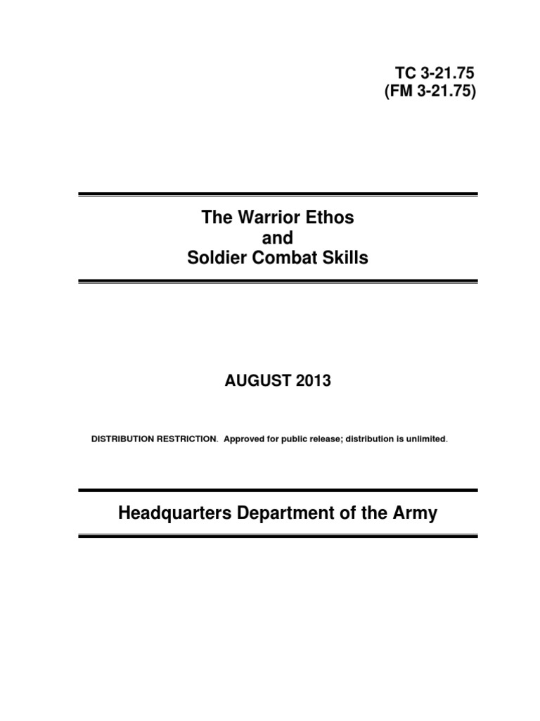 Warrior Ethos and Combat Skills Guide | PDF