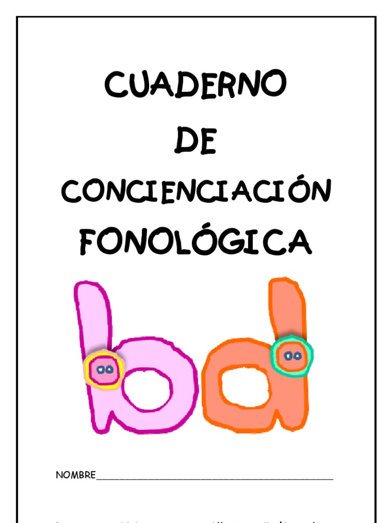 Cuaderno Conciencia Fonologica | PDF | Naturaleza