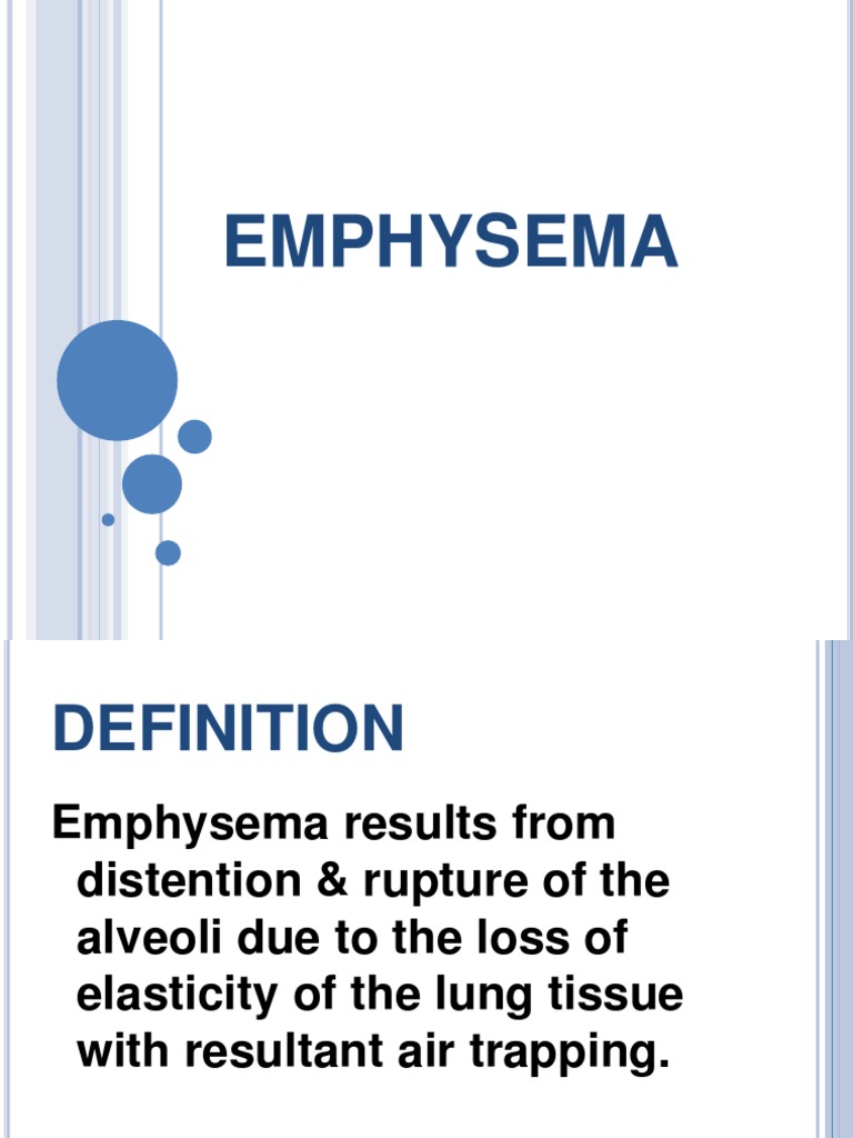 Emphysema & Empyema | Chronic Obstructive Pulmonary Disease | Lung