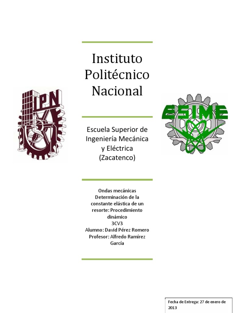Instituto Politécnico Nacional | PDF