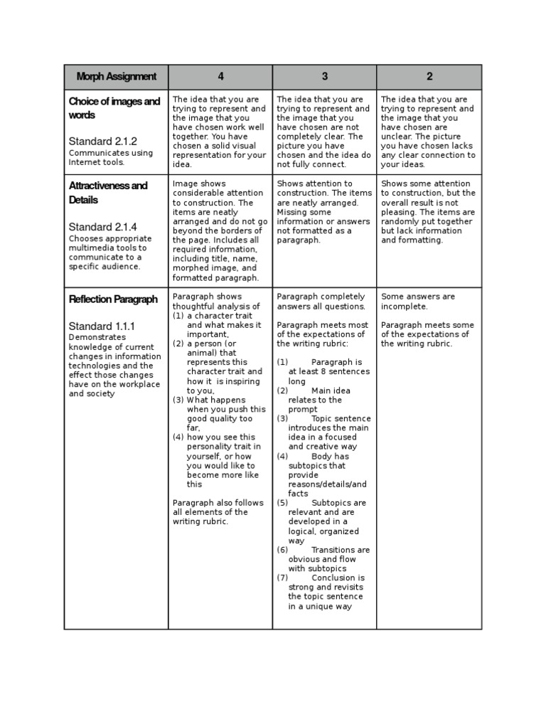Body Morph App Assignment Guide | PDF