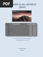 ZBRUSH - Keyboard Shortcuts | PDF | Keyboard Shortcut | Texture Mapping