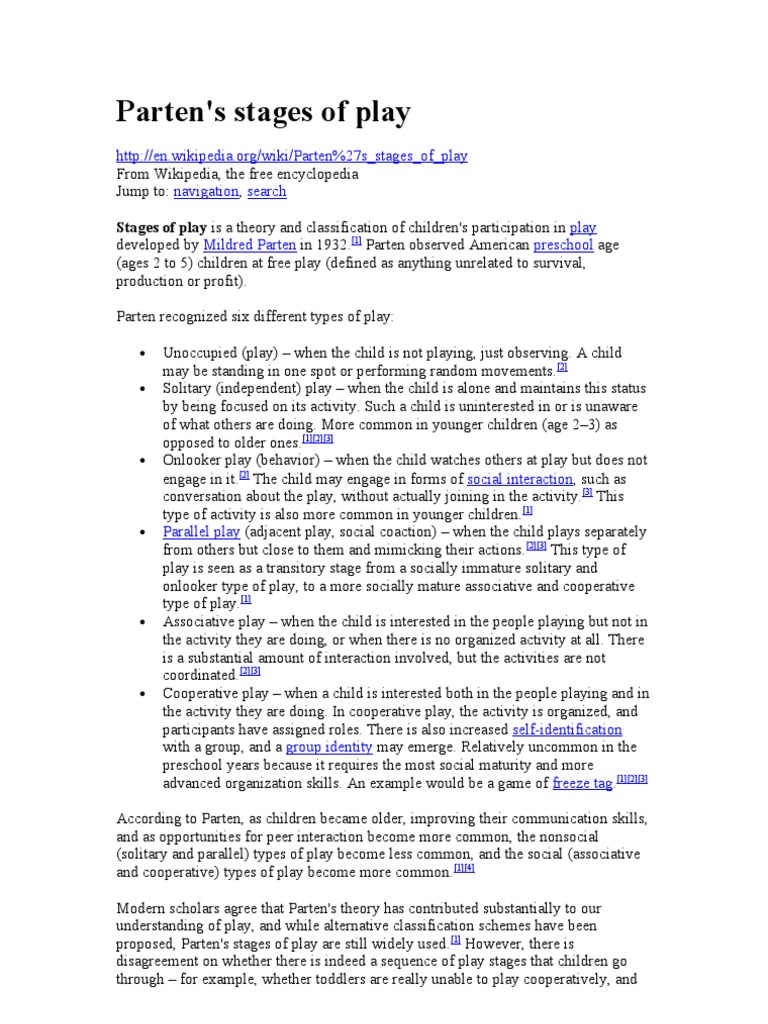 Mildred Parten | Play (Activity) | Developmental Psychology