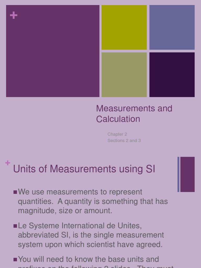 SI Units and Measurements Overview | PDF | Units Of Measurement ...
