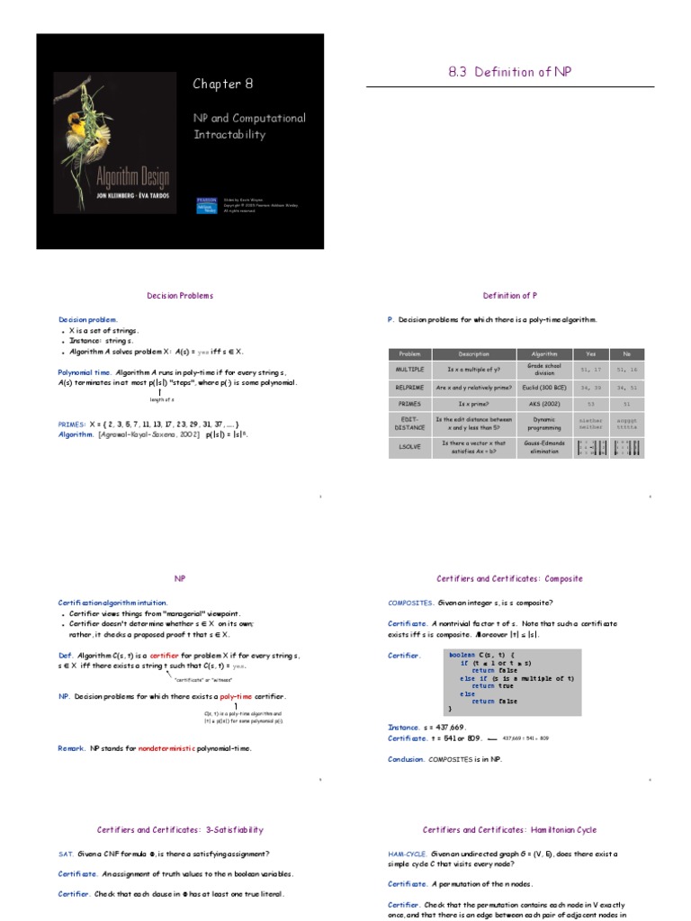 Np And Computational Intractability Pdf Prime Number Time Complexity