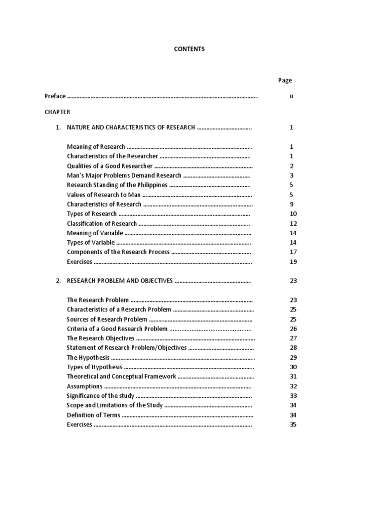 Methods of Research and Thesis Writing | PDF