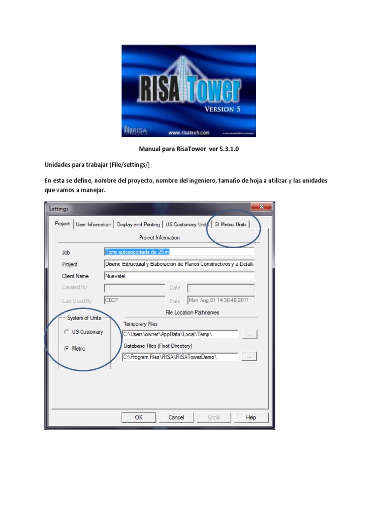 Manual para RisaTower Ver 5 | PDF | Antena (Radio) | Ventana